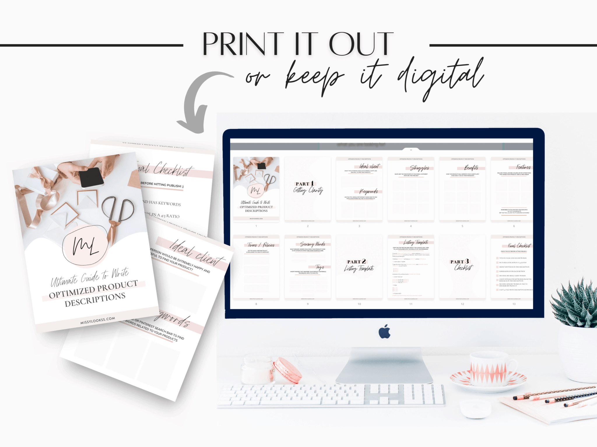 Etsy product descriptions: BEST tips + Ultimate listing template