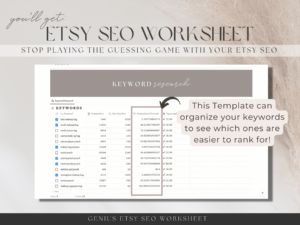 The Best Etsy Shop Planning Template