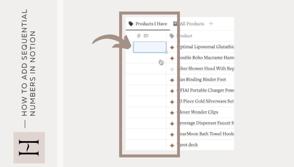 The Easiest Hack for Adding Number Sequences in Notion!